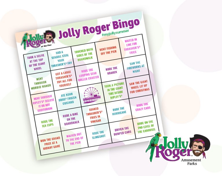 Jolly Roger® Activity Pages | Amusement Parks, Water Parks, Rides Ocean ...