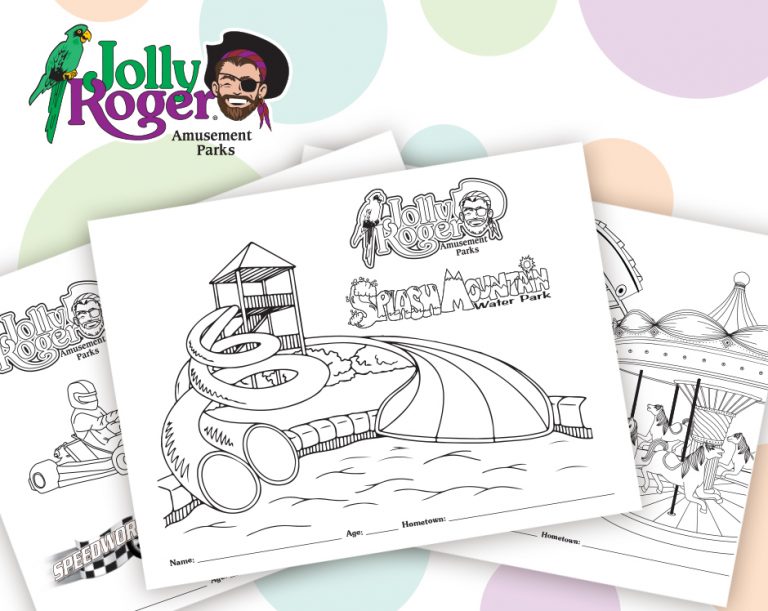 Jolly Roger® Activity Pages | Amusement Parks, Water Parks, Rides Ocean ...
