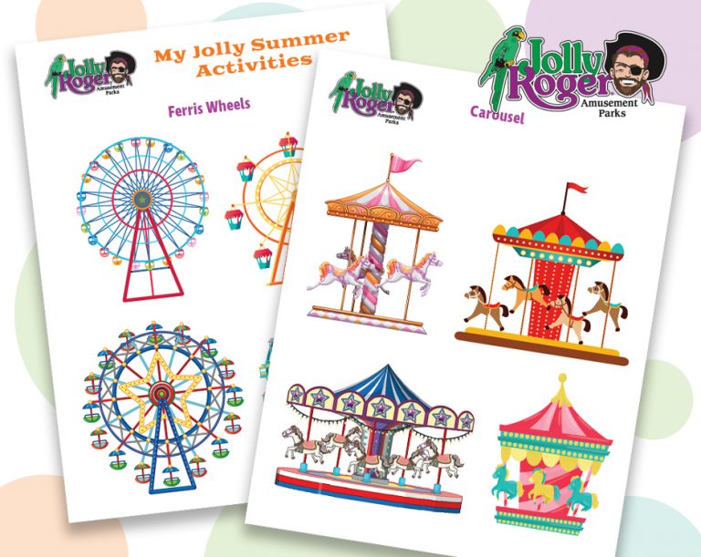 Jolly Roger® Activity Pages | Amusement Parks, Water Parks, Rides Ocean ...